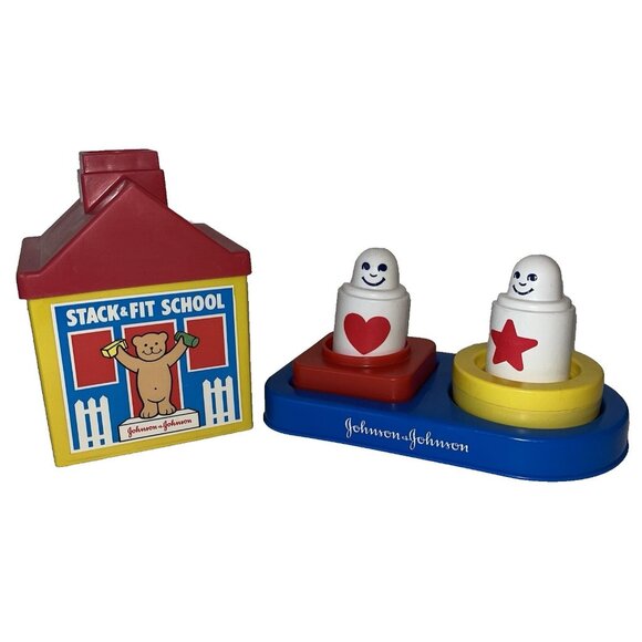 Johnson & Johnson | Toys | Johnson Johnson Toys Stack Fit School And ...